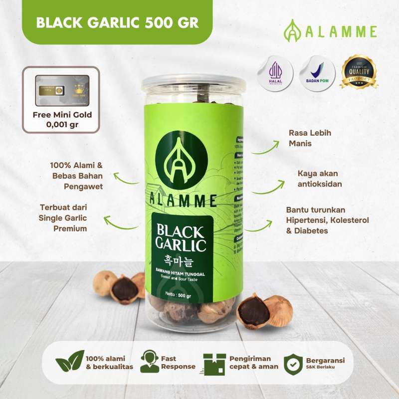 Jual Bawang Hitam Black Garlic 250 Gr 🏷️ 100% Original, Harga ...