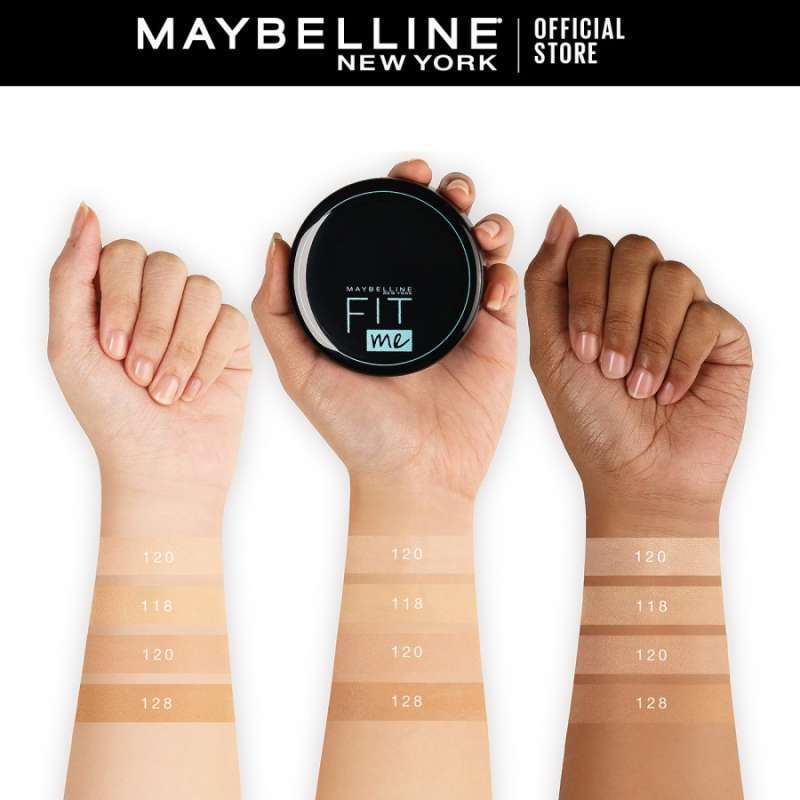 Jual Maybelline Fit Me Matte + Poreless Compact Powder 120 Di Seller ...