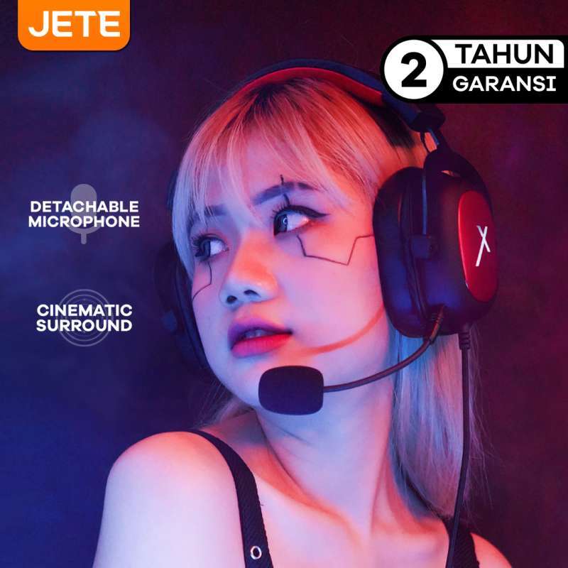 Promo JETEX P1 Headset Gaming Pro Series Sound Fiber / Wired Gaming ...