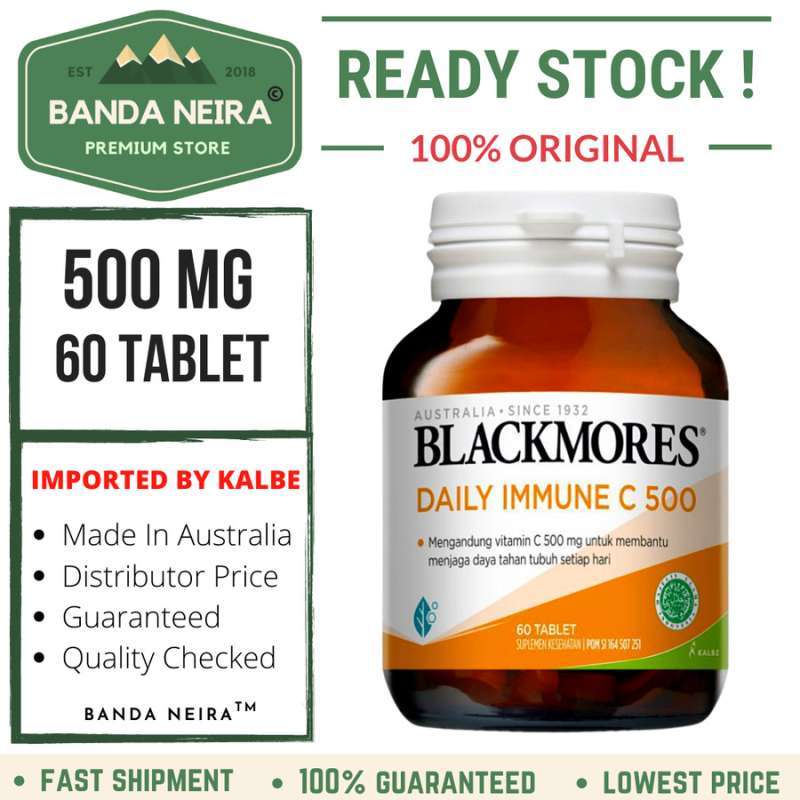 Jual BLACKMORES Daily Immune C / Vit Vitamin C 60 Tablet 500 Mg di ...