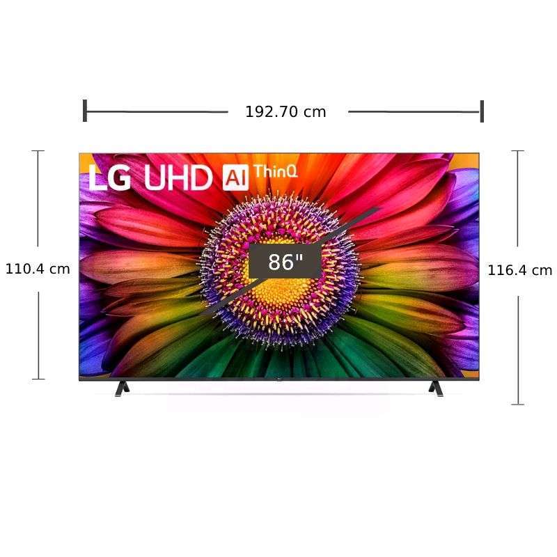 Promo Lg 86ur8050psb Smart Tv 86 Inch Led Tv Uhd 4k 86ur8050 86ur8050 ...
