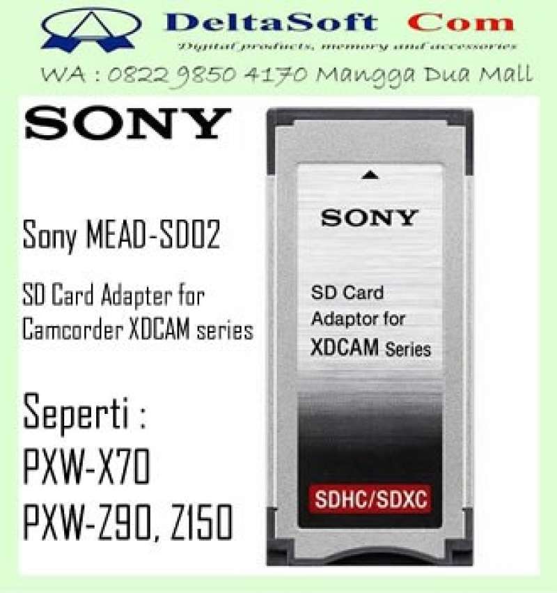 Jual Sony Mead-sd02 Sd Card Adaptor For Xdcam Series Di Seller Deltasoft - Delta Soft - Kota ...