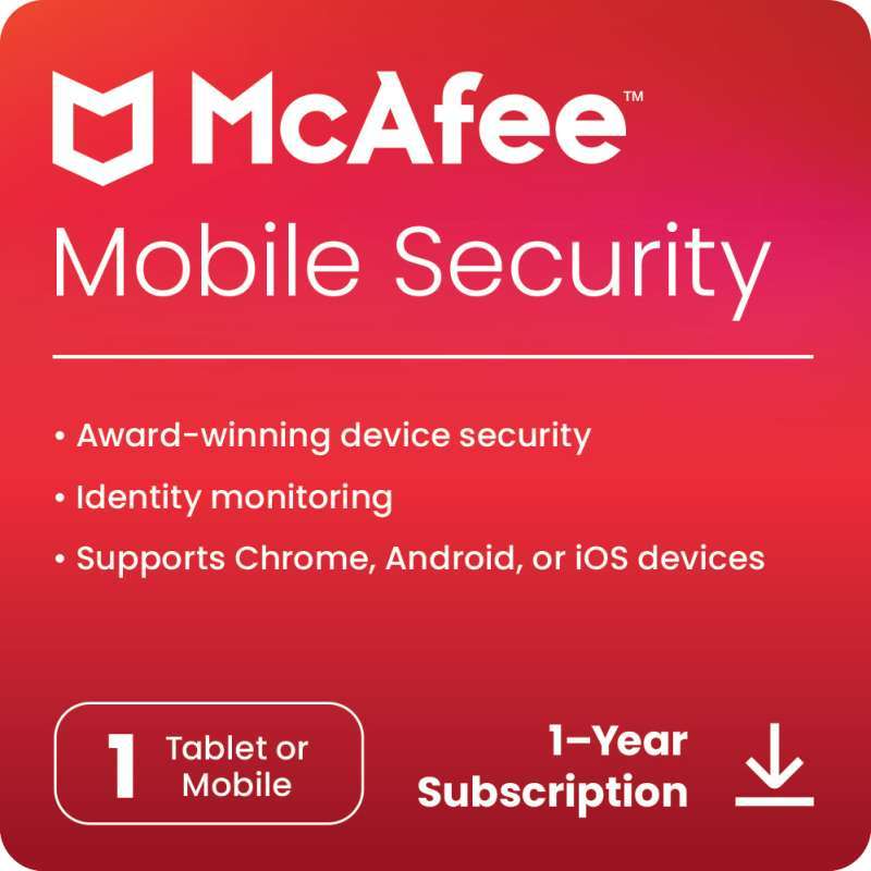 Promo Software Antivirus McAfee Security VPN 1 Device 1 Year Diskon 22% ...