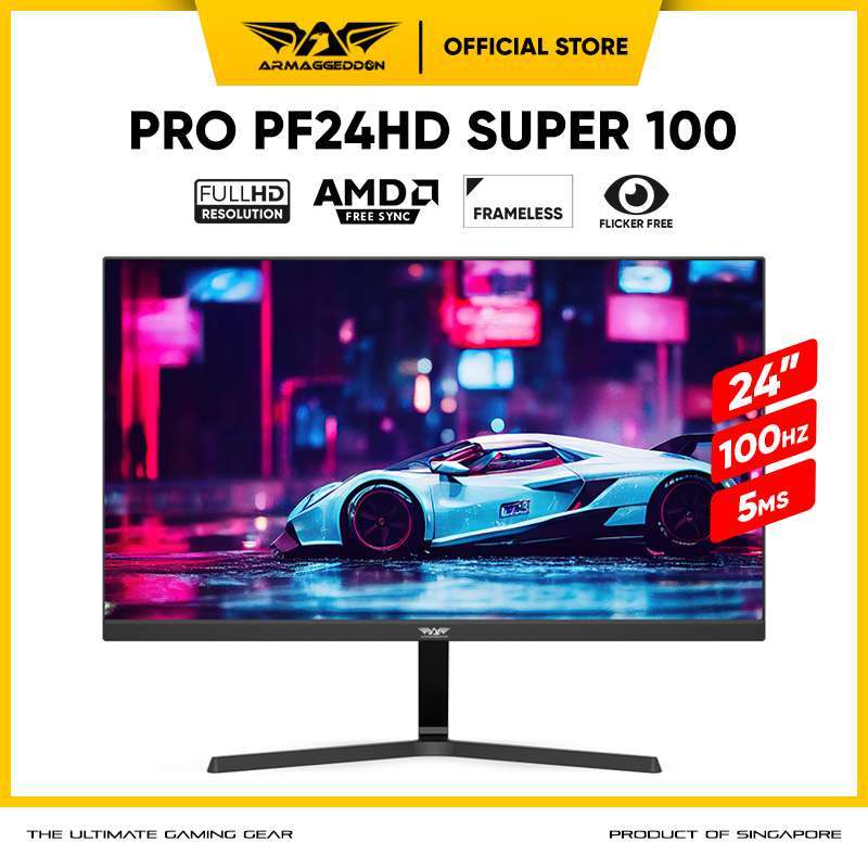 Promo Monitor Gaming Armaggeddon Pixxel+ Pf24hd Super | 24 Inch | 100hz ...