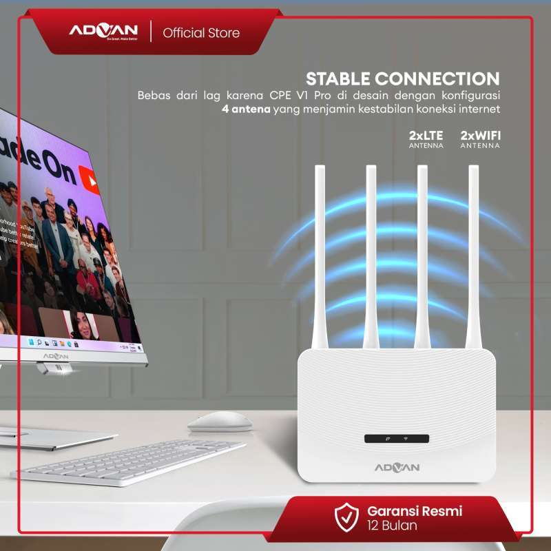 Promo Advan Cpe V1 Pro Modem + Wifi + Router 4g Lte Unlock Operator ... Promo Advan Cpe V1 Pro Modem + Wifi + Router 4g Lte Unlock Operator ...