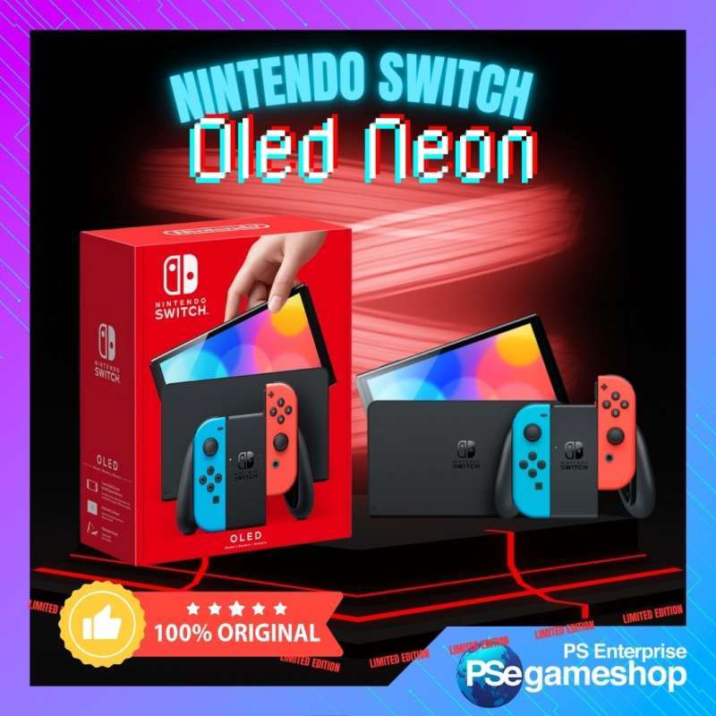 Jual Nintendo Switch (oled Model) Neon Set - Normalset Sg Garansi 7hari ...
