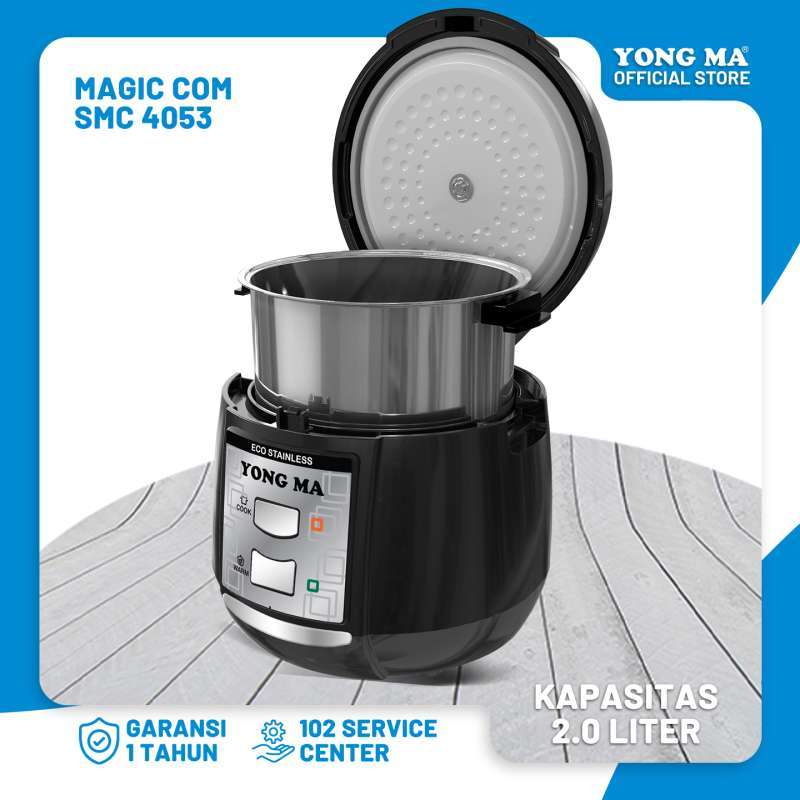 Promo Yong Ma Smc 4053 Rice Cooker Stainless Magic Com Diskon 15% Di ...