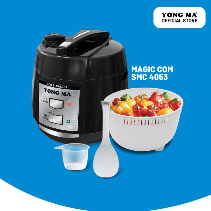 Promo Yong Ma Smc 4053 Rice Cooker Stainless Magic Com Diskon 15% Di ...
