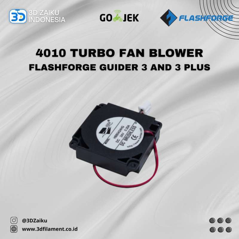 Jual Original Flashforge Guider 3 and 3 Plus 4010 Turbo Fan Blower di ...