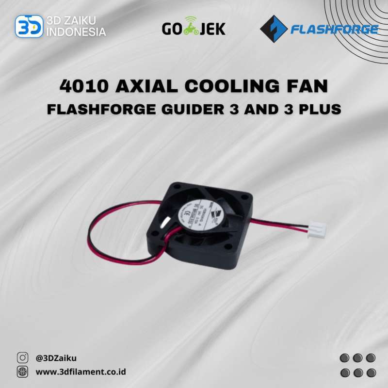 Jual Original Flashforge Guider 3 and 3 Plus 4010 Axial Cooling Fan di ...