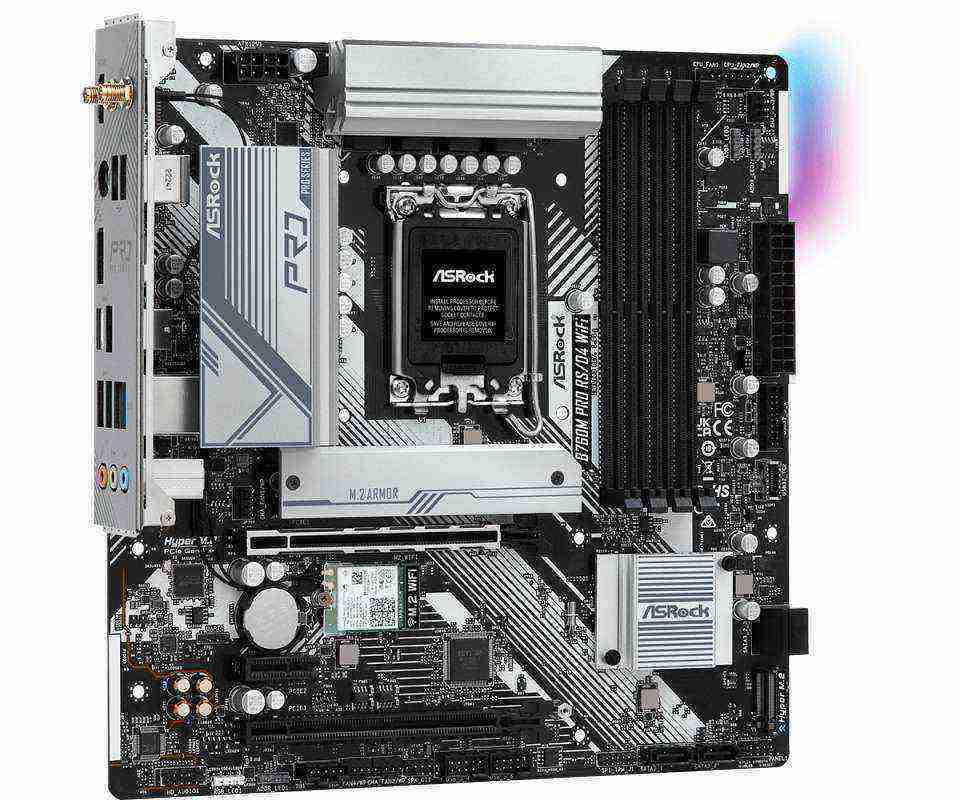 Jual Motherboard Asrock B760m Pro Rs/d4 Wifi Intel Lga 1700 Ddr4 Usb 3. ...
