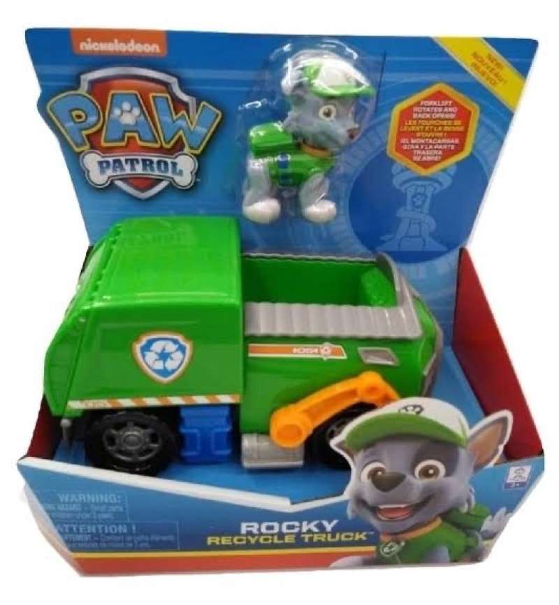 Promo Paw Patrol Vehicle Set Rocky Zuma Skye Marshall Rubble Chase ...