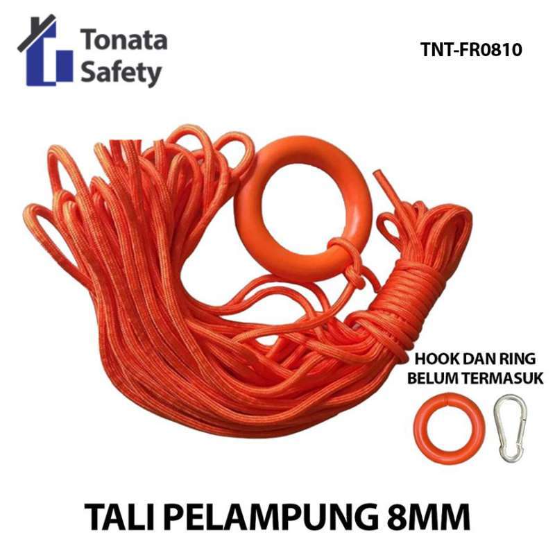 Promo Tali Pelampung 8mm / Floating Ring Buoy / Rescue Rope 8mm Diskon ...