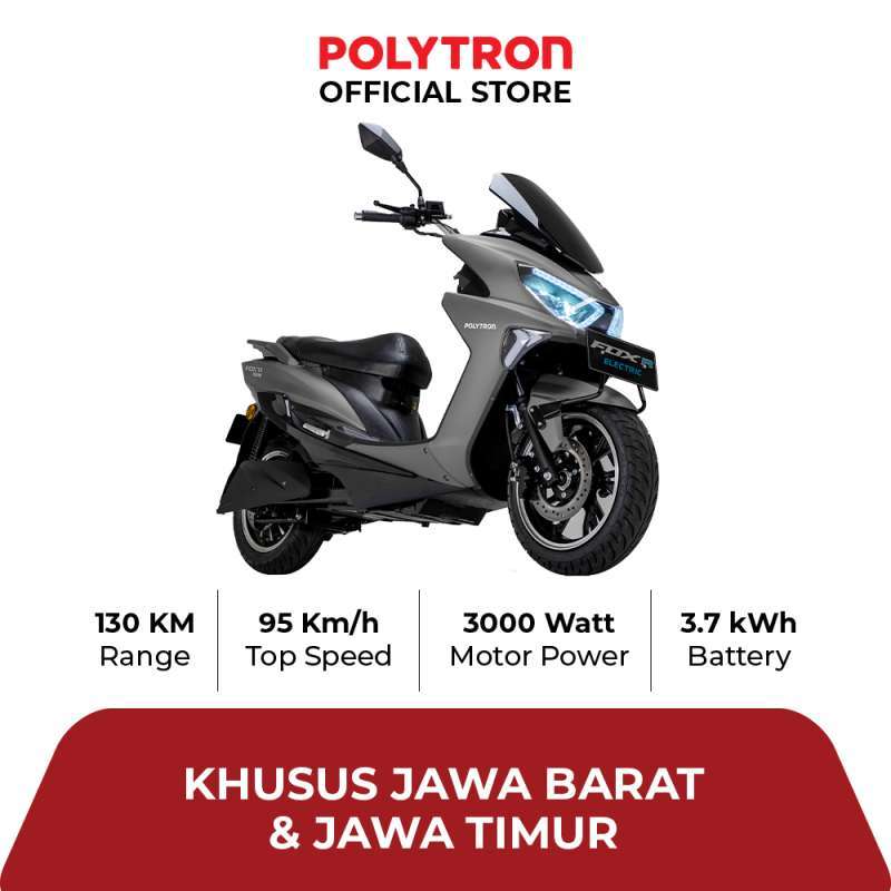 Promo Polytron Fox R Electric Sepeda Motor Listrik - Otr Jawa Barat ...