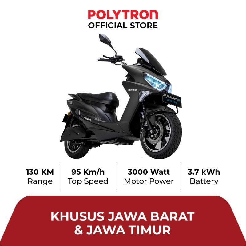 Promo Polytron Fox R Electric Sepeda Motor Listrik - Otr Jawa Barat ...