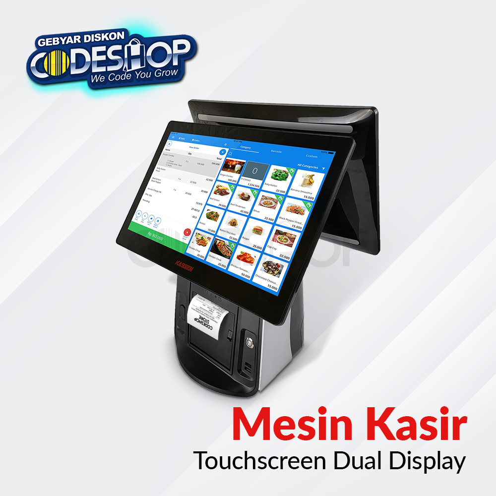 Jual Kassen XA-923 Mesin Kasir All in One POS System Touchscreen Dual ...