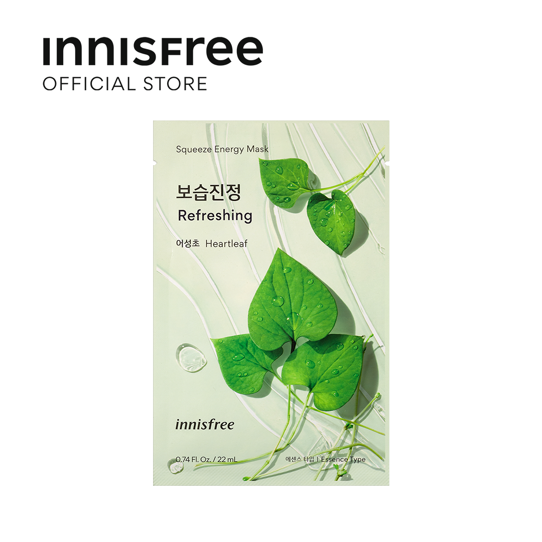Promo Innisfree Squeeze Energy Mask Heartleaf Diskon 10% Di Seller ...