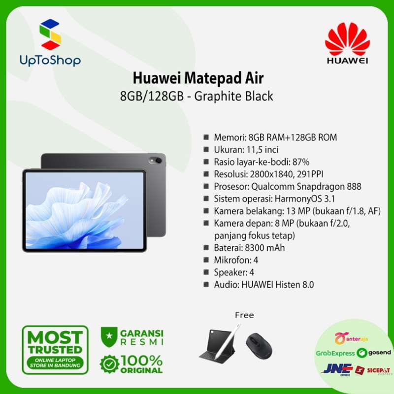 Jual Huawei Matepad Air Tablet Spesifikasi Original, Murah & Diskon ...