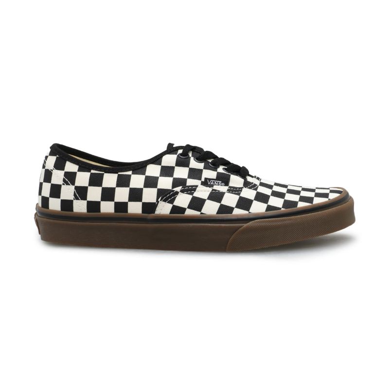 Jual Vans Ua Authentic - (checkerboard) Black/white/gum [vn0004mkibb ...