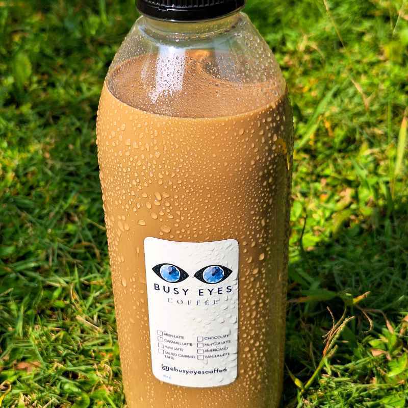 Jual Busyeyes Es Kopi Susu Rasa Rum / Rum Latte Halal 1 Liter di Seller ...