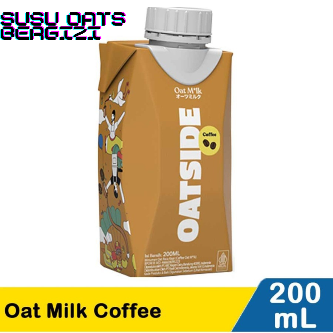Promo Oatside Oat Milk Coffee Susu Oats Rasa Kopi 200ml Diskon 44% di ...