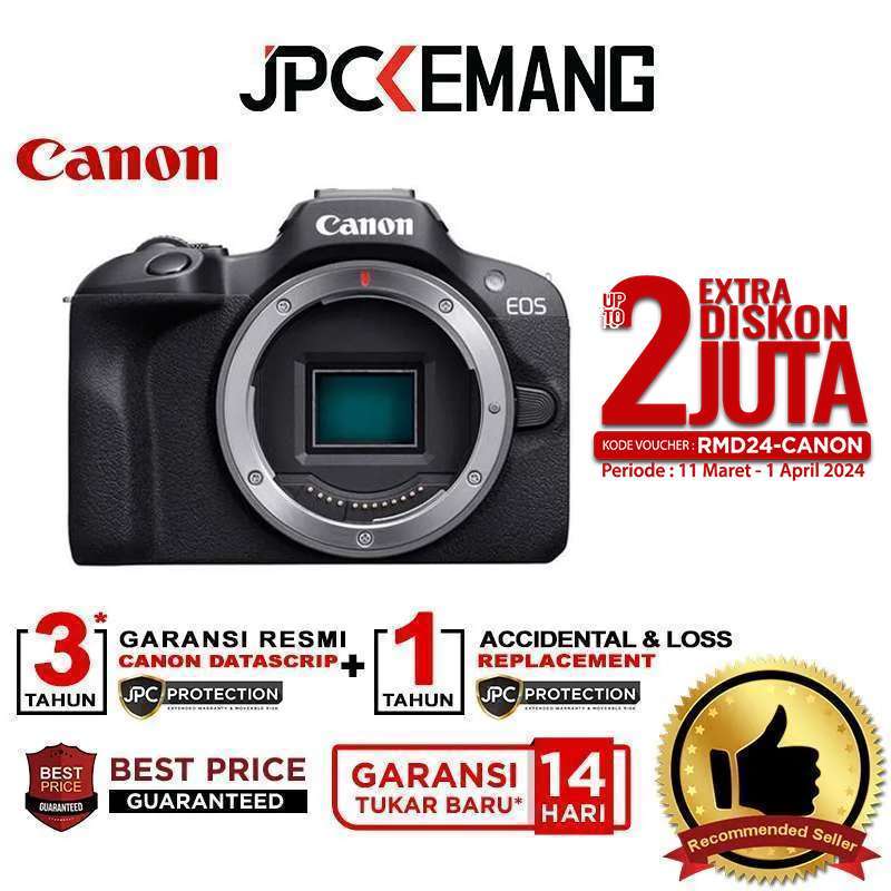 Promo Jpc Kemang Canon Eos R100 Body Only Mirrorless Camera Canon R 100 ...