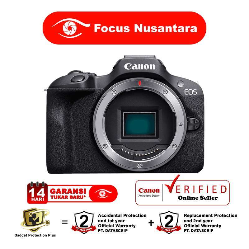 Promo Canon Eos R100 Body / Eos R 100 Kit Rf-s 18-45mm Kamera ...