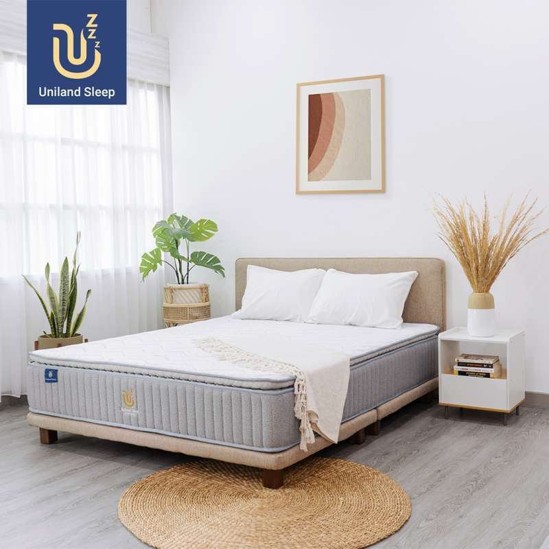 Promo Uniland Sleep Kasur Pocket Spring Latex Hr Single Pillowtop 30cm ...