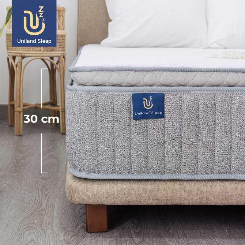 Promo Uniland Sleep Kasur Pocket Spring Latex Hr Single Pillowtop 30cm ...