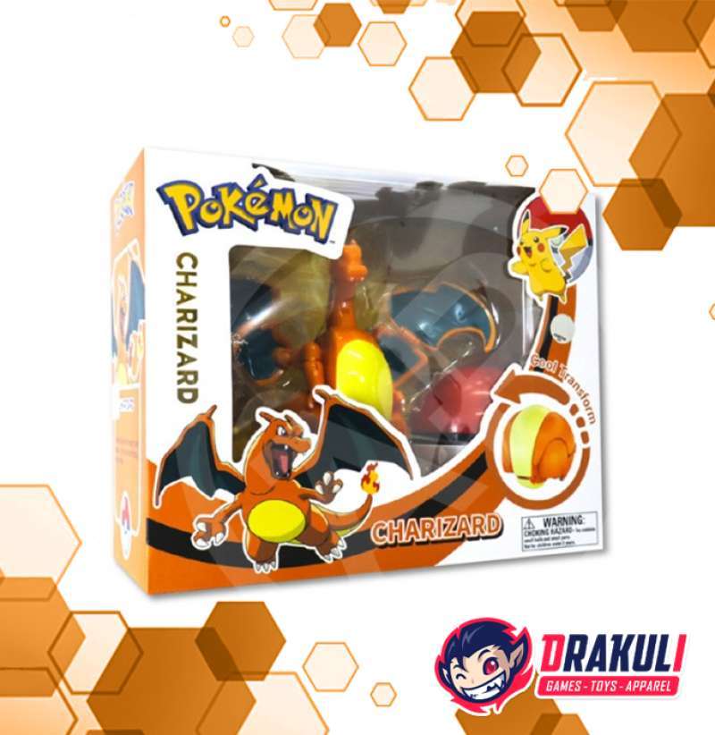 Jual Toys Apolo Pokemon Transform Figure & Ball - Charizard Di Seller ...
