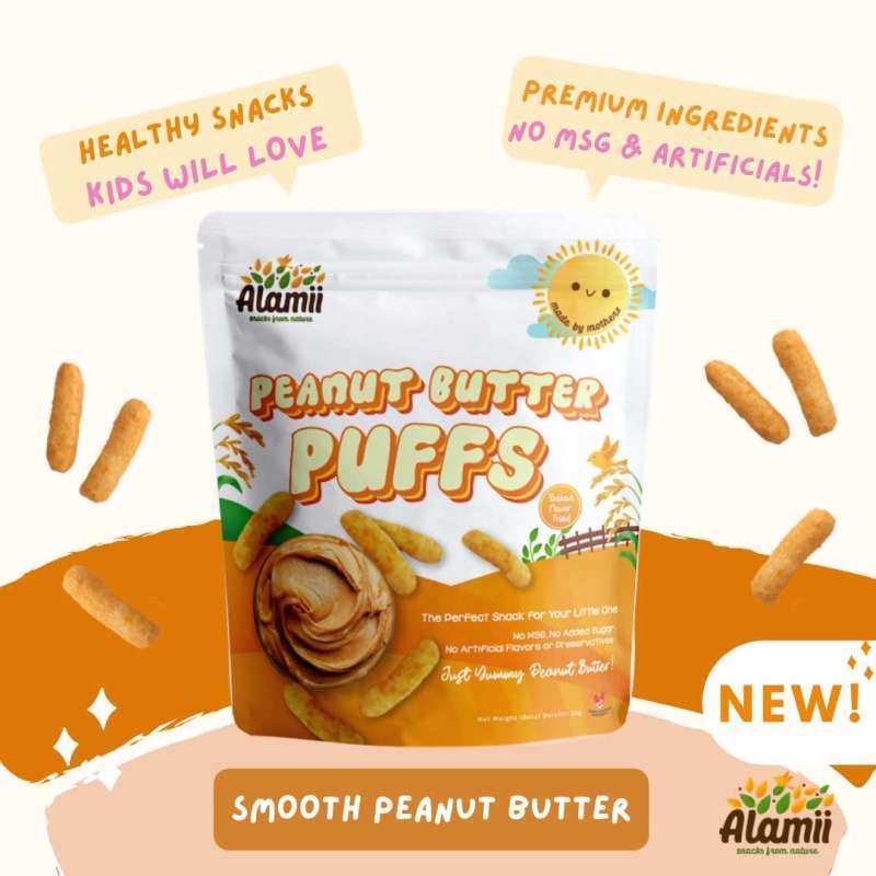 Jual Alamii Peanut Butter Puffs 30G di Seller Hello Bebe Baby Shop ...