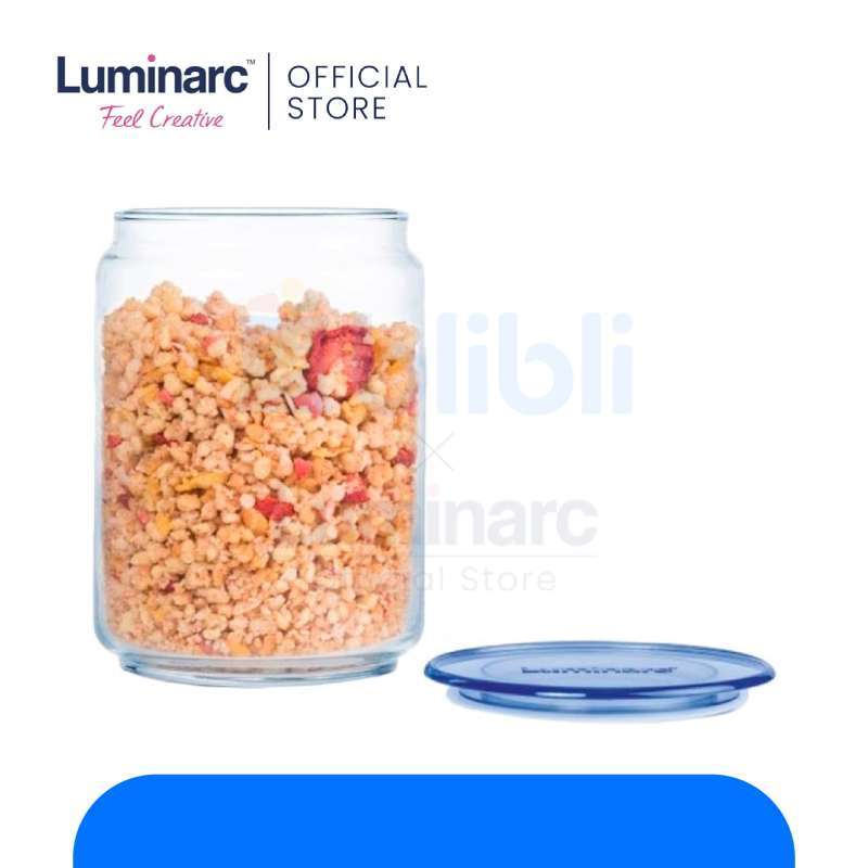Promo Luminarc Toples Rondo Jar Plano Light Blue / 2 Pcs - 750 Diskon ...
