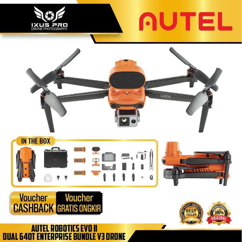 Jual Autel Robotics EVO II Dual 640T Enterprise Bundle V3 Drone di ...