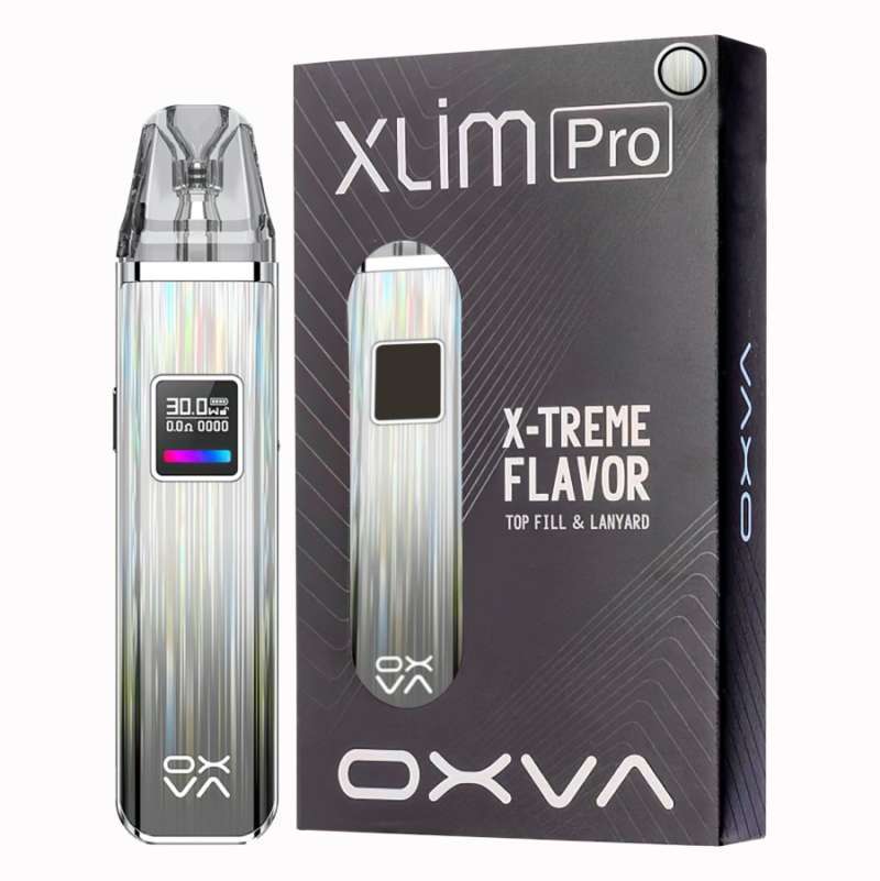 Promo Oxva Xlim Pro 30w 1000mah Pod Kit Authentic By Oxva - Gleamy Gray ...
