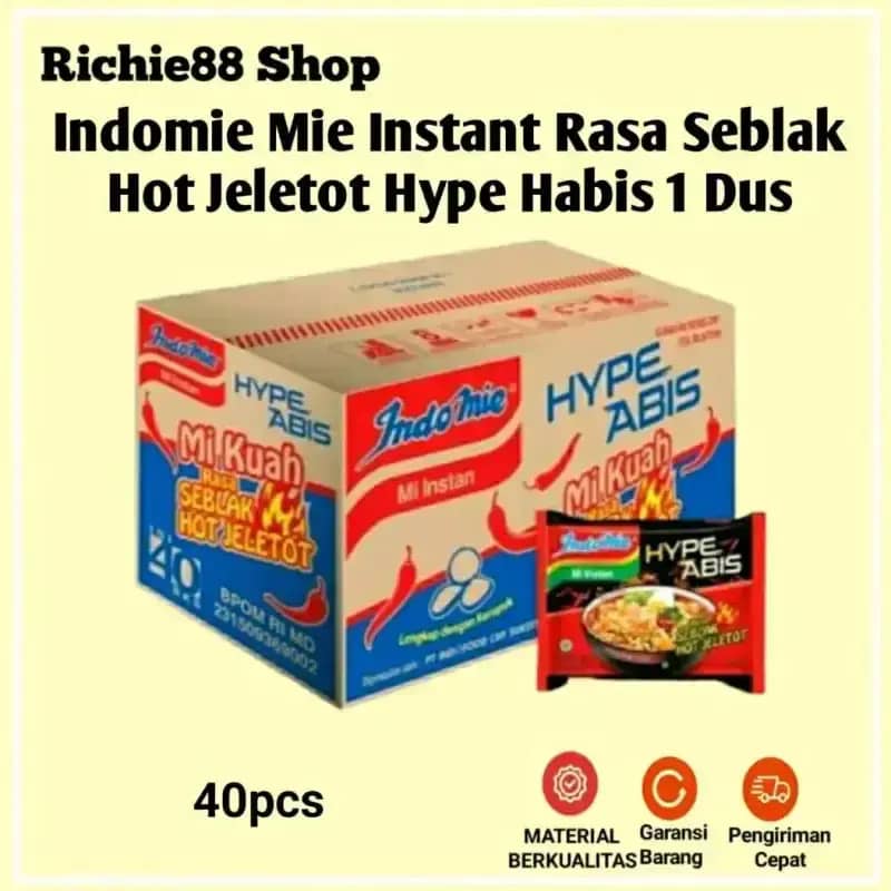 Indomie Hype Abis Seblak Jeletot 1 Dus Gratis Ongkir 🔥 Harga Murah Mei 2026