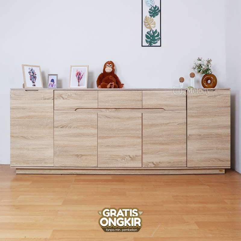 Promo Melody Furniture - Laci Rak Buffet Credenza Serbaguna Fere ...