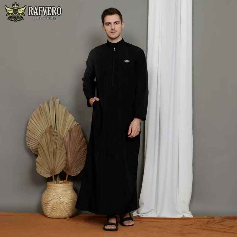 Jual Jubah Gamis Koko Baju Muslim Pria Al Arfan Premium - M Hitam Di Seller Argashop Bandung ...