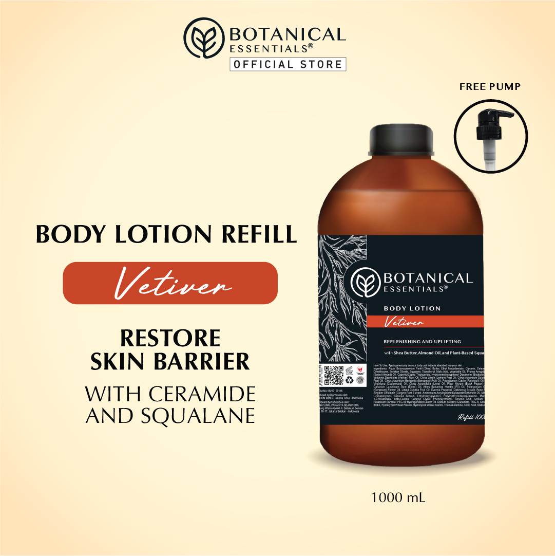 Jual Botanical Essentials - Body Lotion Refill Vetiver 1l With Pump Di ...