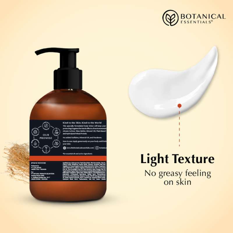 Jual Botanical Essentials - Body Lotion Refill Vetiver 1l With Pump Di ...