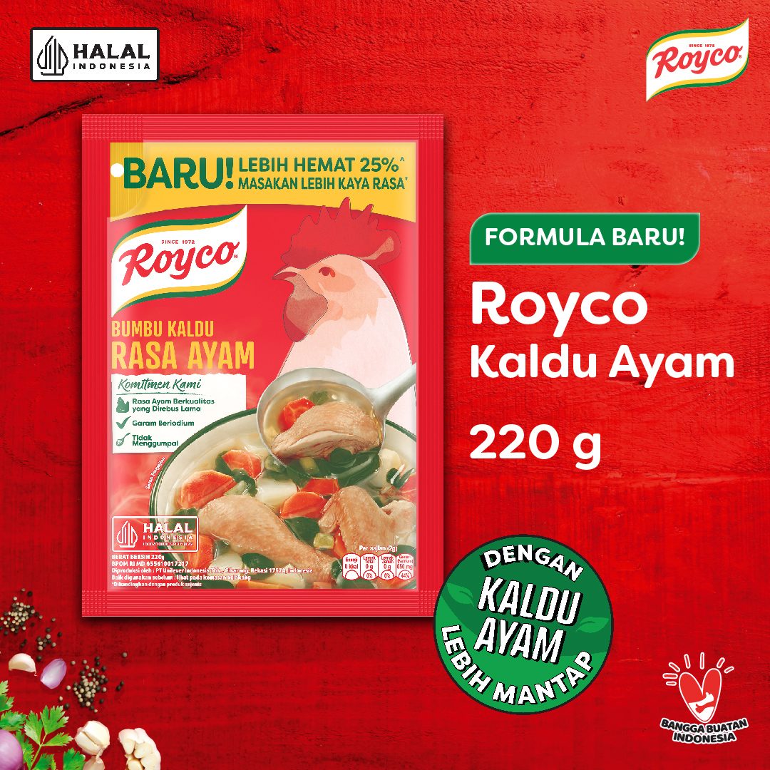 Promo Royco Bumbu Kaldu Penyedap Rasa Ayam [220 G/ 24 Pcs/ 1 Karton ...