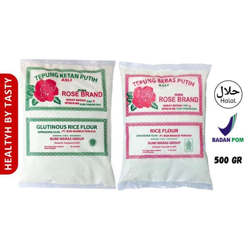 Tepung Beras Rose Brand Tepung Beras Putih Rose Brand 500 Gram