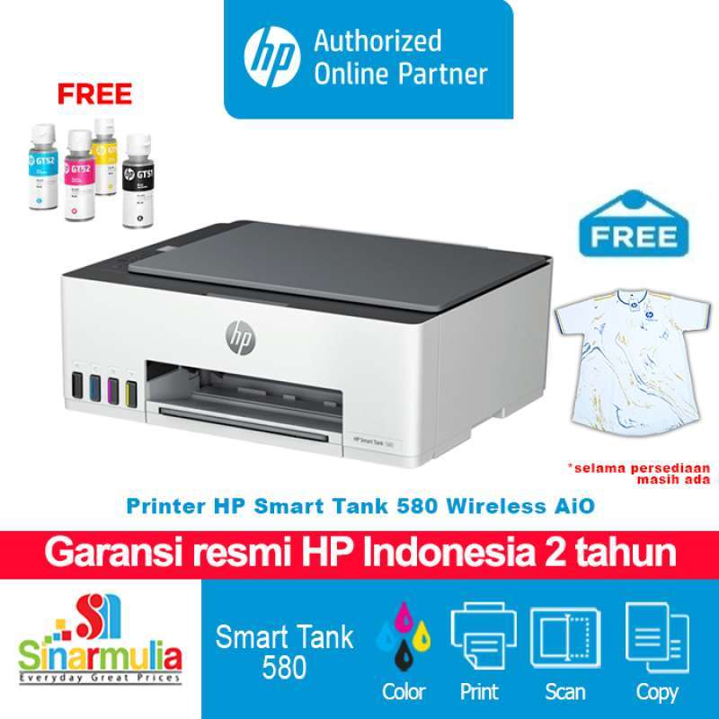 Printer Hp Smart Tank 580 🔥 - Terlengkap & Harga Terbaru Mei 2026