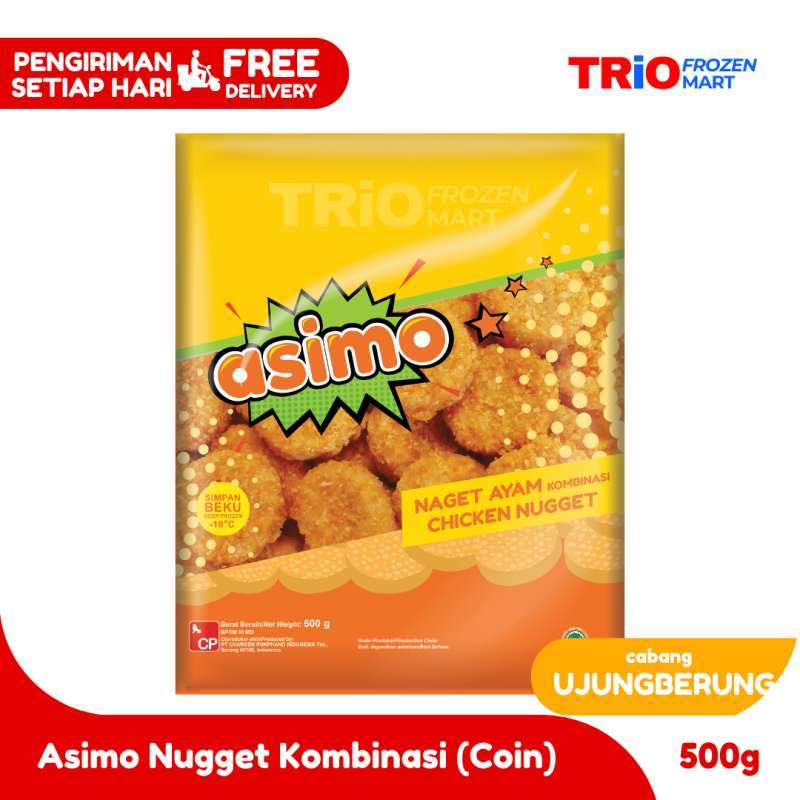 Jual Asimo Naget Ayam Coin - Chicken Nugget 500gr Di Seller Trio Frozen ...