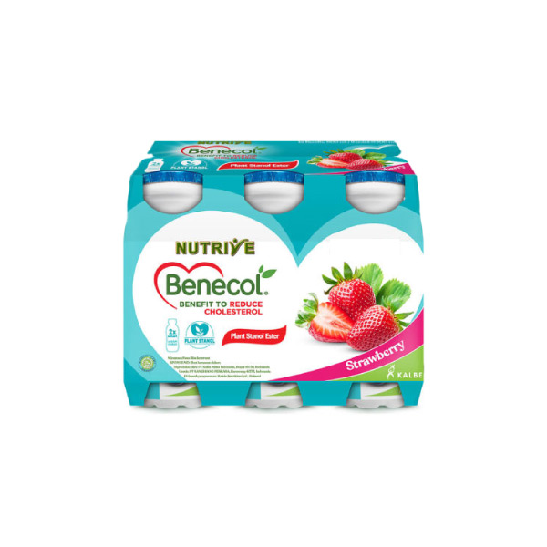 Jual Nutrive Benecol Strawberry Nas 6 Pcs X 100 Ml Di Seller Hypermart ...