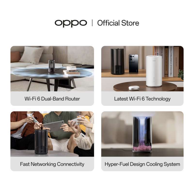 Jual Oppo Wi-fi 6 Router Ax5400 (garansi Resmi) Di Seller Oppo ...