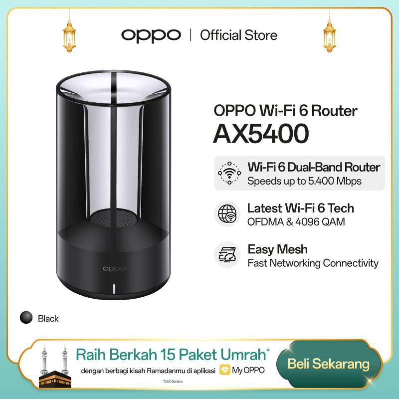Jual Oppo Wi-fi 6 Router Ax5400 (garansi Resmi) Di Seller Oppo ...