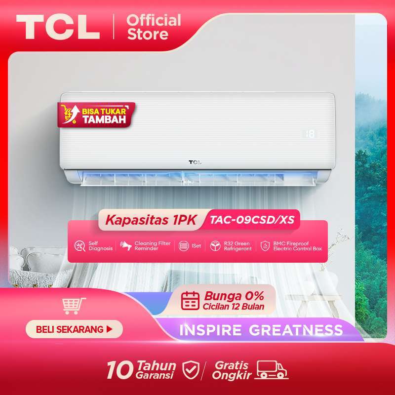 Promo [unit Only] Tcl Ac Tac 09 Csd/xs 1 Pk Ac [indoor + Outdoor ...