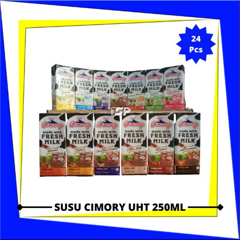 Jual Susu Cimory Uht Varian Rasa 250ml X 24 Pcs (1 Karton) - Strawberry ...