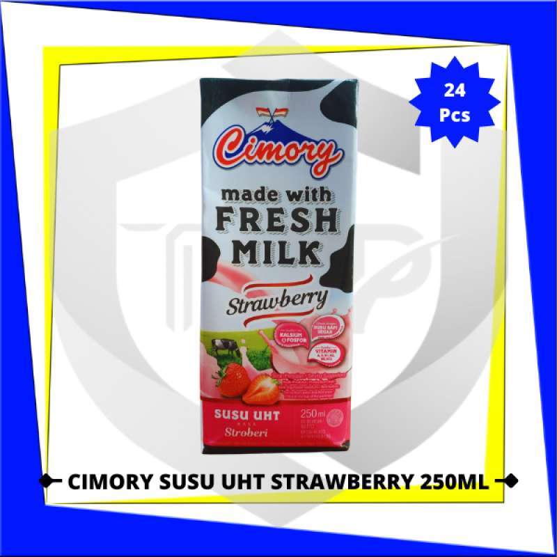 Jual Susu Cimory Uht Varian Rasa 250ml X 24 Pcs (1 Karton) - Strawberry ...