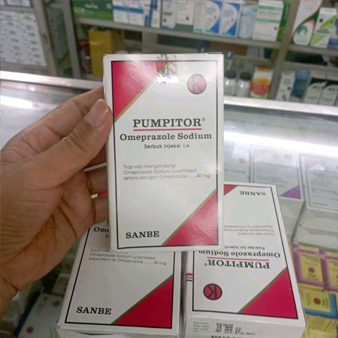 Jual Asli Dan Original Pumpitor (omeprazole40 Sodium) Injeksi Per Box ...